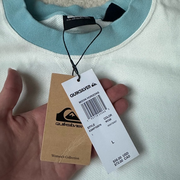 Quiksilver | Tops | Nwt Quiksilver Crewneck | Poshmark